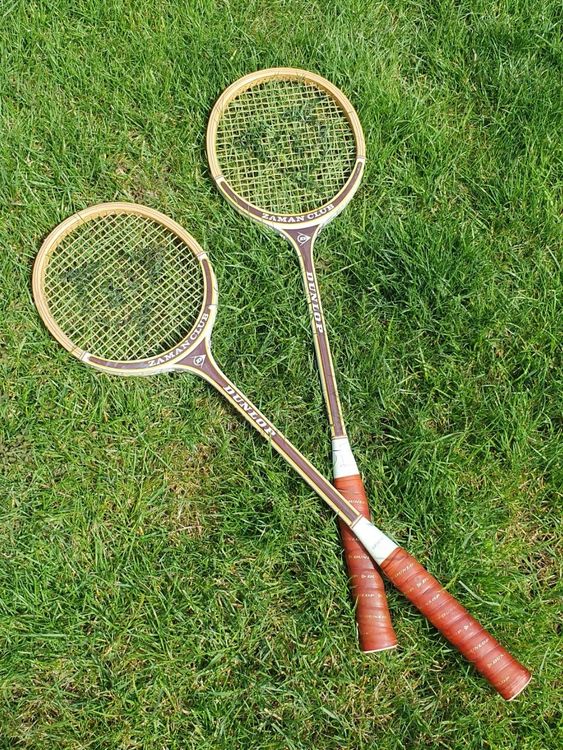 Set Squash-Rackets aus Holz (2 Stück) | Kaufen auf Ricardo