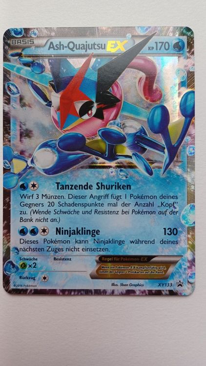 Ash Quajutsu EX - Greninja Pokemon Karte (Gebraucht) in Kirchberg SG ...
