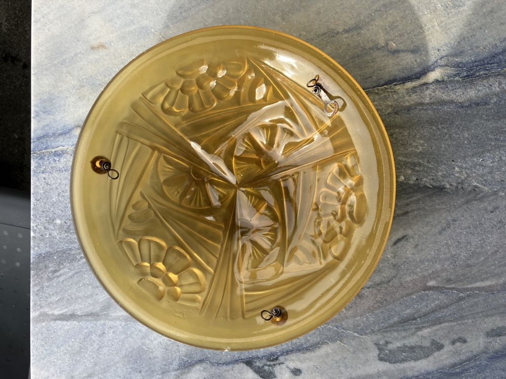 Antik Deckenlampe signiert Degue um 1920 . H.40-50cm B.35cm (Gebraucht ...