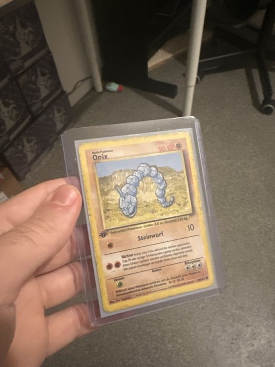 Carte Pokémon Onix 56/102 Rare Vintage FR (Gebraucht) in Le Mont-sur ...