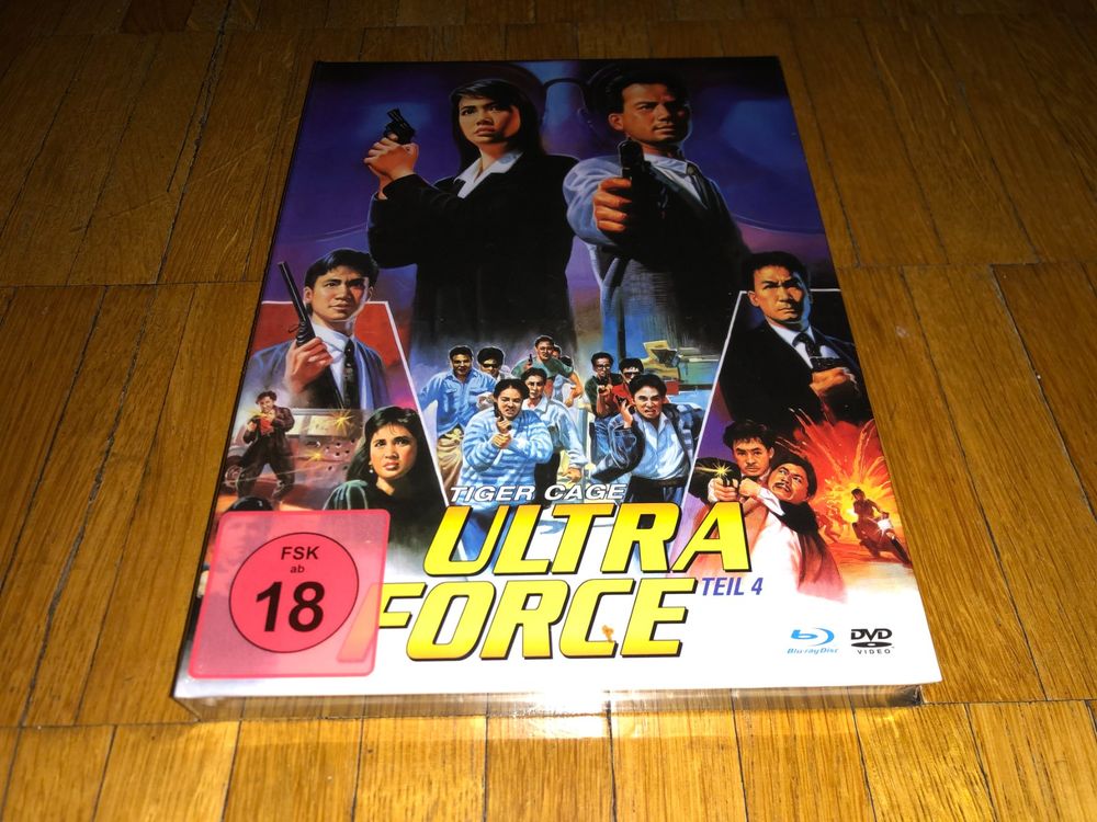Tiger Cage 1 - Ultra Force 4 - MEDIABOOK - C - UNCUT (Neu und ...