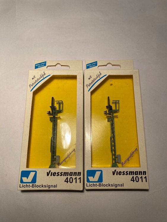 Viessmann 2x Lichtblock Signale 4011 (Neu und originalverpackt) in ...
