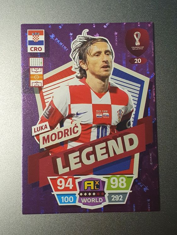 Luka Modric Legend Card World Cup 2022 Qatar (Gebraucht) in Oberwil BL ...