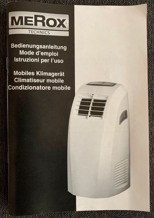 Mobiles Klimagerät MEROX komplett einmal gebraucht neu | Kaufen auf Ricardo