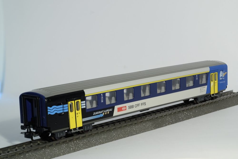 3 HAG Personenwagen EW1, "Zugkraft Aargau", 1./2.Klasse, OVP (Gebraucht ...