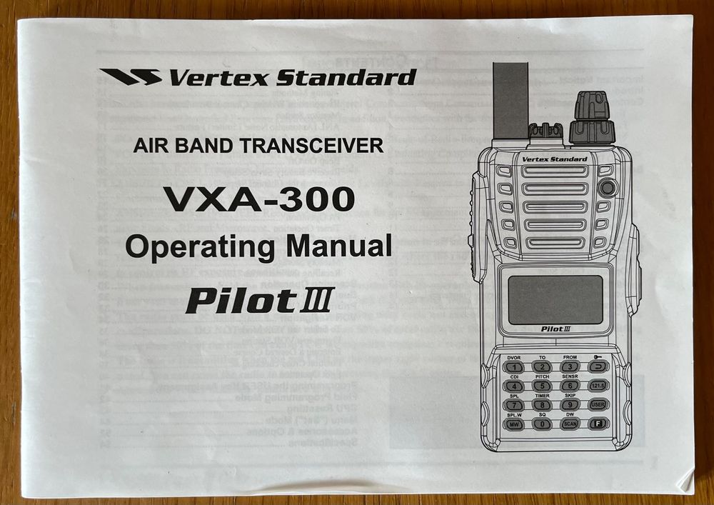 Flugfunkgerät Pilot III Vertex Standart VXA-300 (Gebraucht) in für CHF ...
