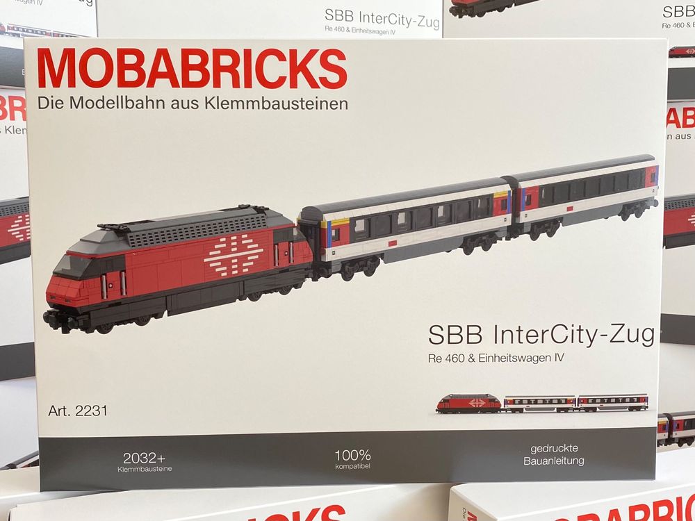 SBB InterCity-Schnellzug Set 3-teilig Lokomotive+2 Wagen #3 (Neu und ...