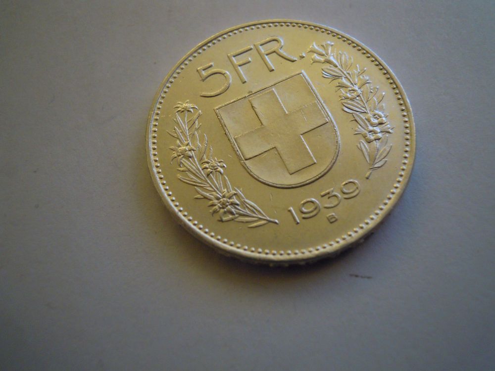 5 Fr. 1939 vorz+ (Neu (gemäss Beschreibung)) in Kriegstetten für CHF 12.75 – mit Lieferung auf ...