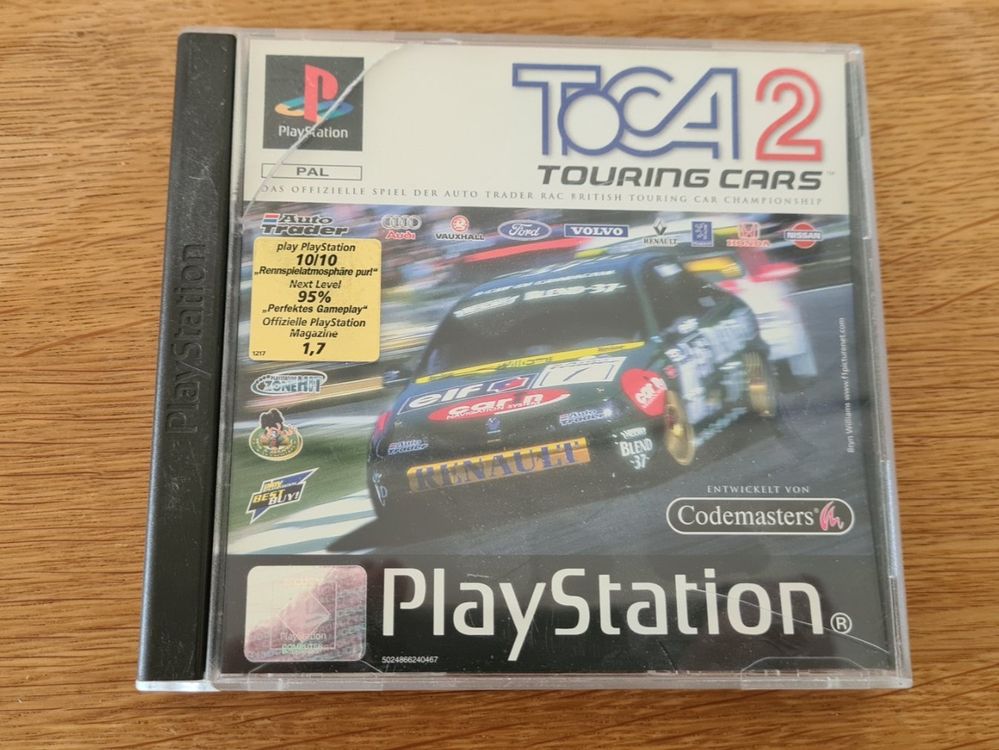 PlayStation 1/ PS1: TOCA 2 TOURING CARS, PAL | Kaufen auf Ricardo
