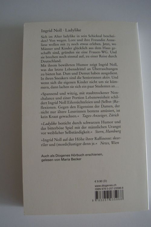Ingrid Noll LADYLIKE Diogenes Roman | Kaufen auf Ricardo