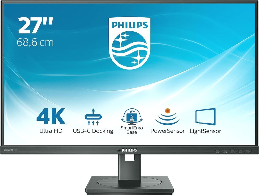 Moniteur Philips 279P1/00 27" 4k UHD/USB-C/DP/HDMI PD 6 (Gebraucht) in Le Mont sur Lausanne für ...