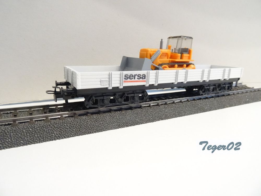 Märklin H0 4473 sersa Niederbordwagen mit Trax (Neu (gemäss Beschreibung)) in Hochdorf für CHF ...