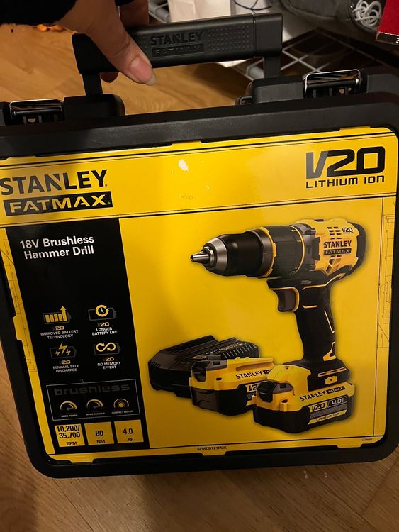 Stanley Fatmax 18V Brushless Hammer Drill | Kaufen auf Ricardo