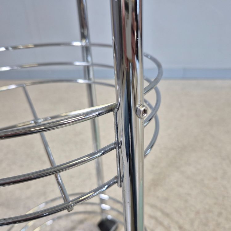 Chrom Glas Trolley Barwagen Servierwagen Beistelltisch (Gebraucht) in ...