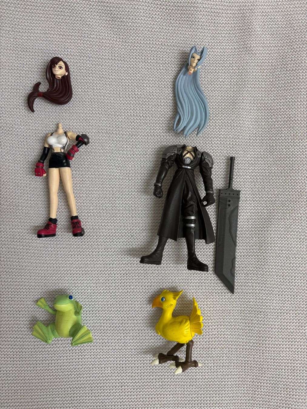 NEU Final Fantasy VII Figuren Set, original, Vintage 1997 (Neu (gemäss ...