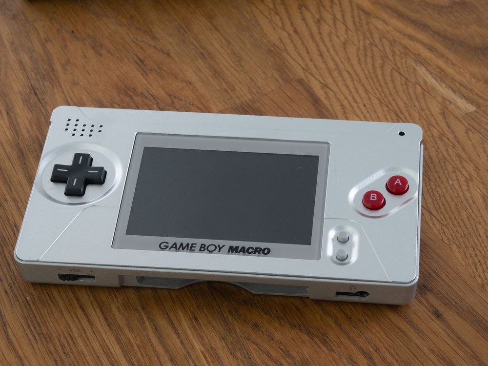 Game Boy Macro (umgebaute DS Lite). Metall Gehäuse, DMG look (Gebraucht ...