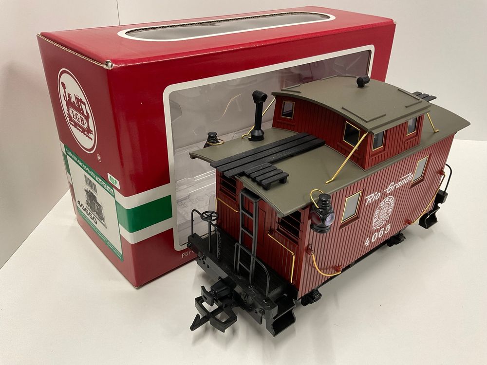 LGB, Rio Grande Caboose 40650, Bespielt kleine defekte (Gebraucht) in ...