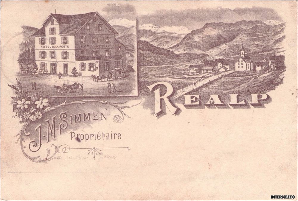 Realp UR // 1899 Hotel de la Poste | Kaufen auf Ricardo