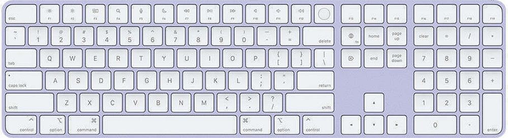 NEU Apple Magic Keyboard +TouchID Numeric Keypad, purple, CH (Neu ...