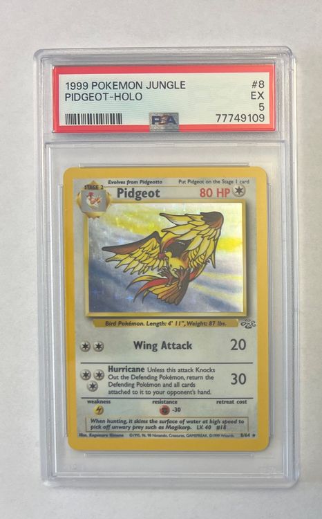 POKEMON JUNGLE #8 PIDGEOT-HOLO Ab 1Fr (PSA 5) (Gebraucht) in Stansstad ...