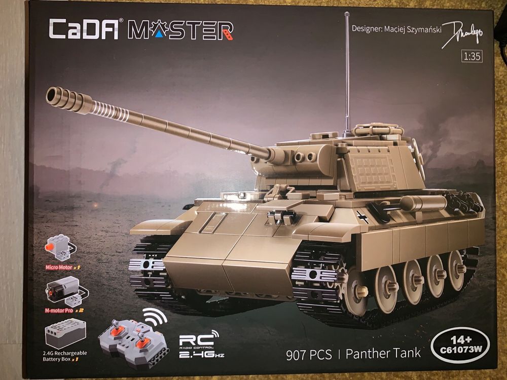 CADA Master RC-Panther Tank 907 Teile LEGO Kompatibel OVP | Kaufen auf ...