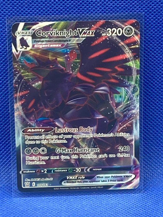 Pokemon Battle Styles / Corviknight VMAX 110 / 163 EN | Kaufen auf Ricardo
