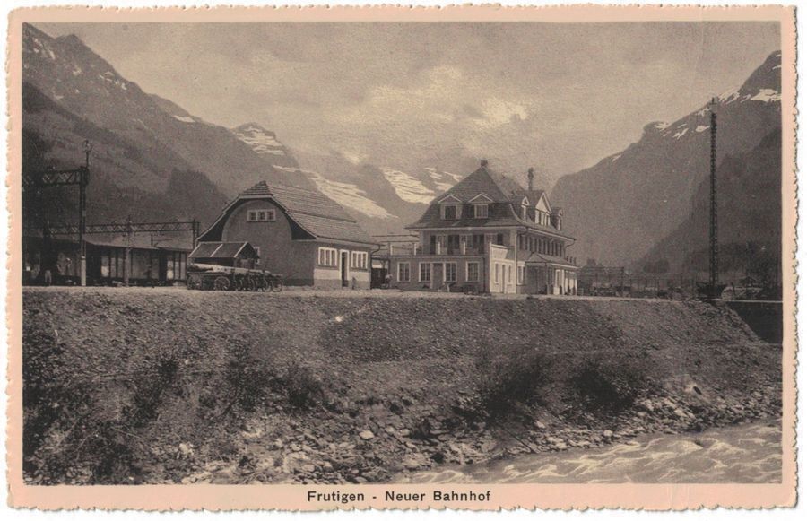 Frutigen, Neuer Bahnhof (Gebraucht) in für CHF 2.2 – mit Lieferung auf ...