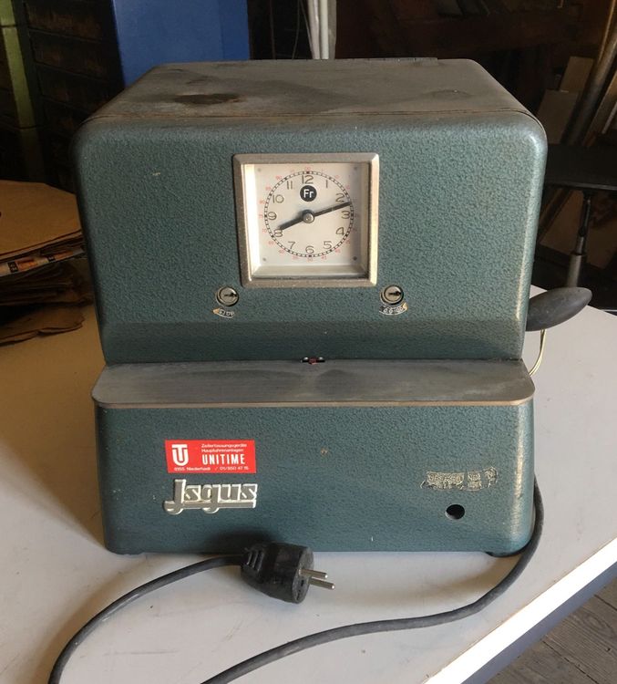 alte Stempeluhr Jsgus (Gebraucht) in Schwerzenbach für CHF 2 – nur ...