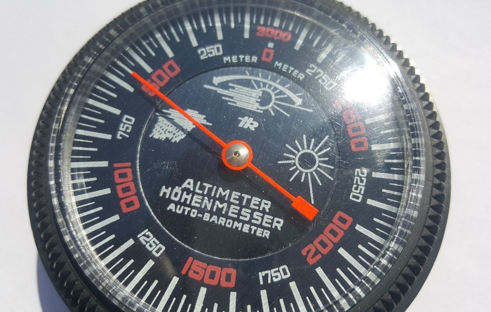 ALTIMETER HÖHENMESSER AUTO - BAROMETER (MADE IN GERMANY) (Gebraucht) in ...
