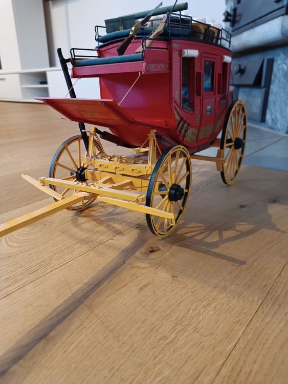 Old West "Wells Fargo" Postkutsche Vitrinen Modell 1:10 (Gebraucht) in ...