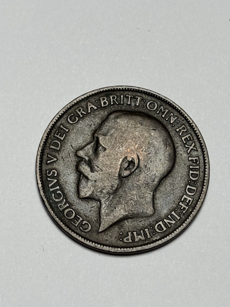 Pièce de monnaie ancienne: 1 penny 1918, Royaume-Uni. (D'occasion) à La ...