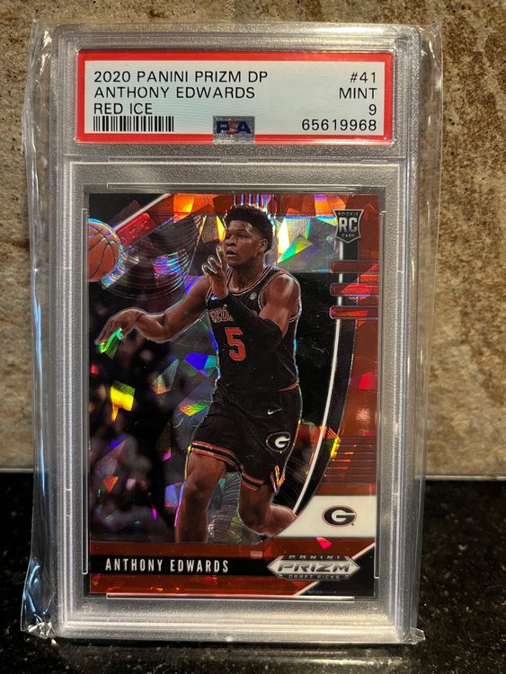NBA Anthony Edwards Rookie Red Ice PSA 9 | Kaufen auf Ricardo