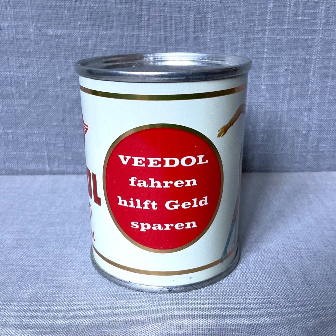 🔴 VEEDOL 10–30 Motor Oil – Öldose – Pin Up Spardose 1960 🔴 (D'occasion ...