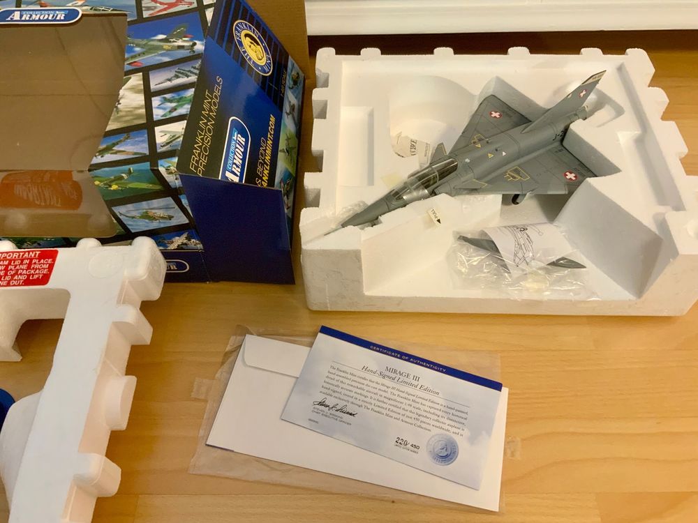 Mirage III DS Swiss Air Force J-2012 HB-RDF Nr.220 Aviatik | Kaufen auf ...