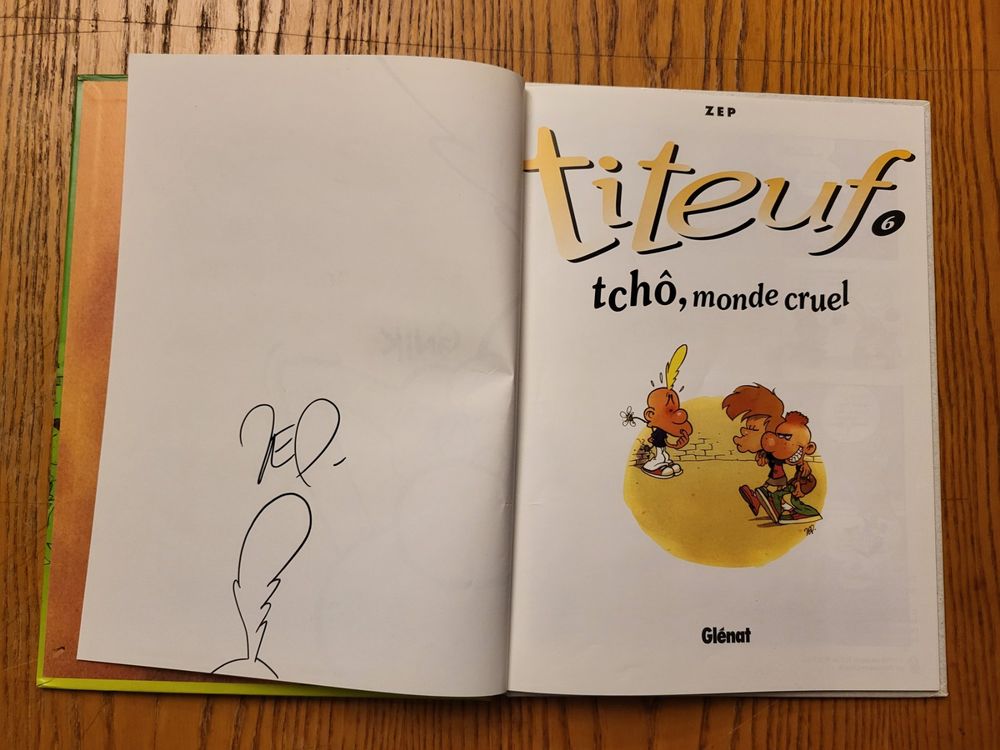 Bd Titeuf No 6 Eo Tbe Dédicace De Zep Acheter Sur Ricardo