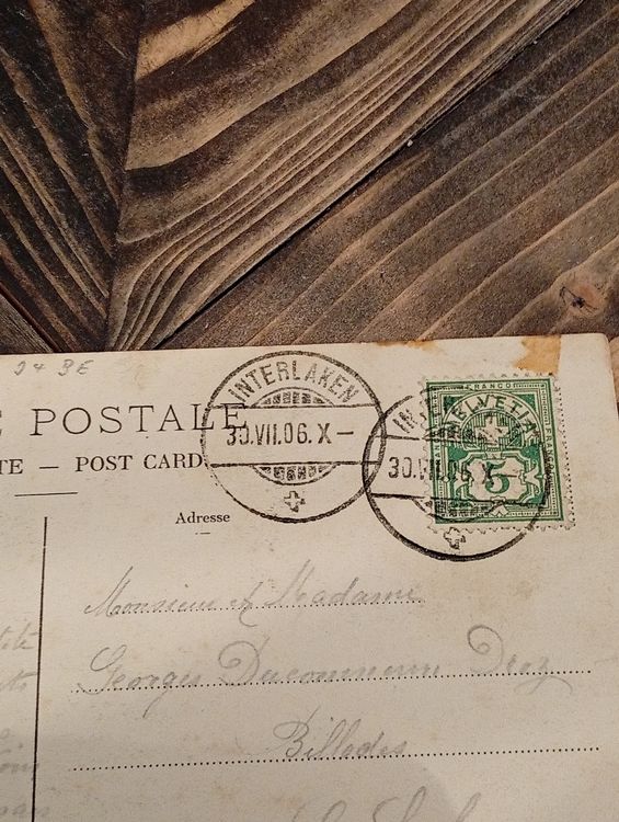 Alte Ansichtskarte Wengen Berner Oberland, 1906 gute Zustand (Gebraucht ...