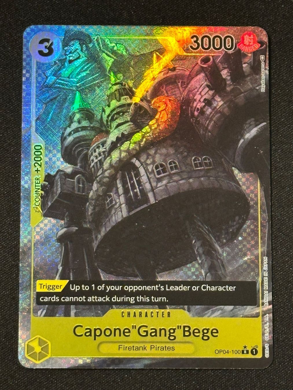 Capone"Gang"Bege OP04-100 V.2 – One Piece TCG – NM (Gebraucht) in ...