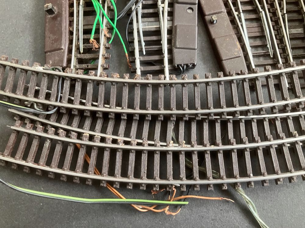 Kleinbahn Schachtel mit Zug, Trafo, Schienen, Weichen, etc. (Gebraucht ...