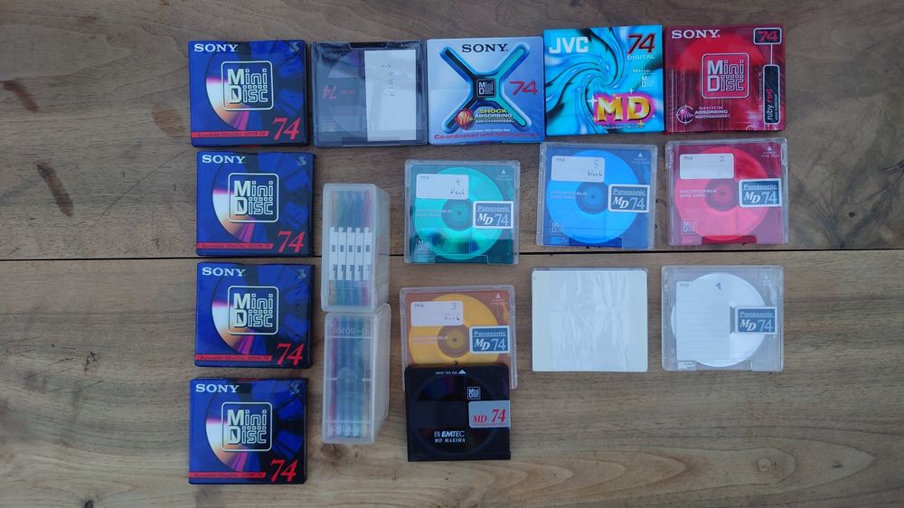 Mini Disc / Mini Disk 25 Stück davon 17 neu | Kaufen auf Ricardo