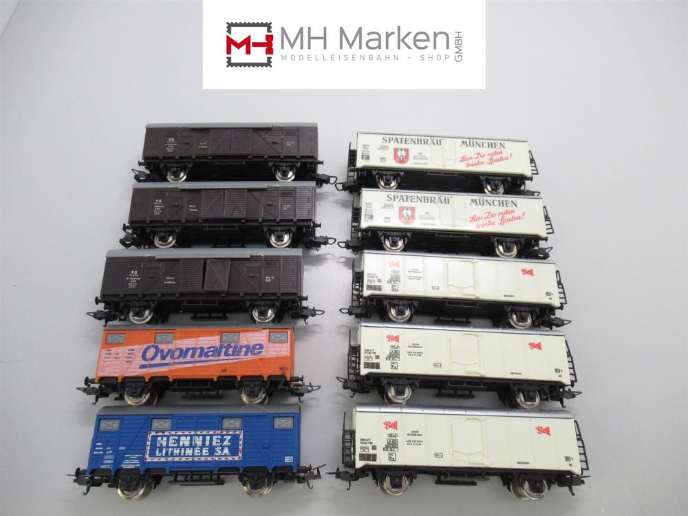 Lima 10 x Güterwagen DC H0, DB, SBB, FS | Kaufen auf Ricardo