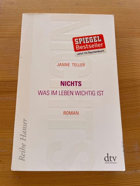 Janne Teller - Nichts Was im Leben wichtig ist (Gebraucht) in ...