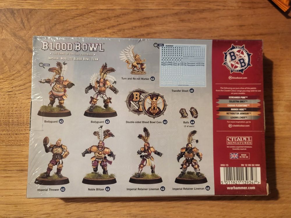 Blood Bowl: Imperial Nobility Blood Bowl Team The Bögenhafen (Neu und originalverpackt) in ...