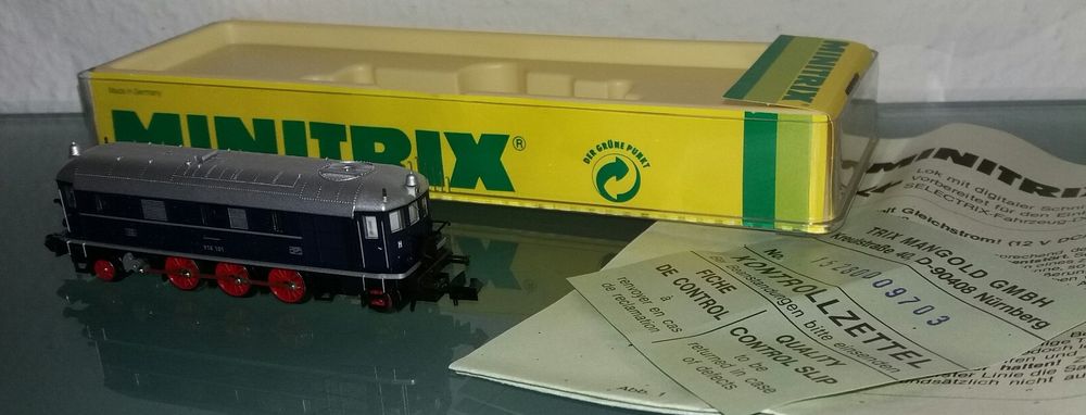 Minitrix 12800 - Diesellok BR V16 101 Spur N - analog | Kaufen auf Ricardo