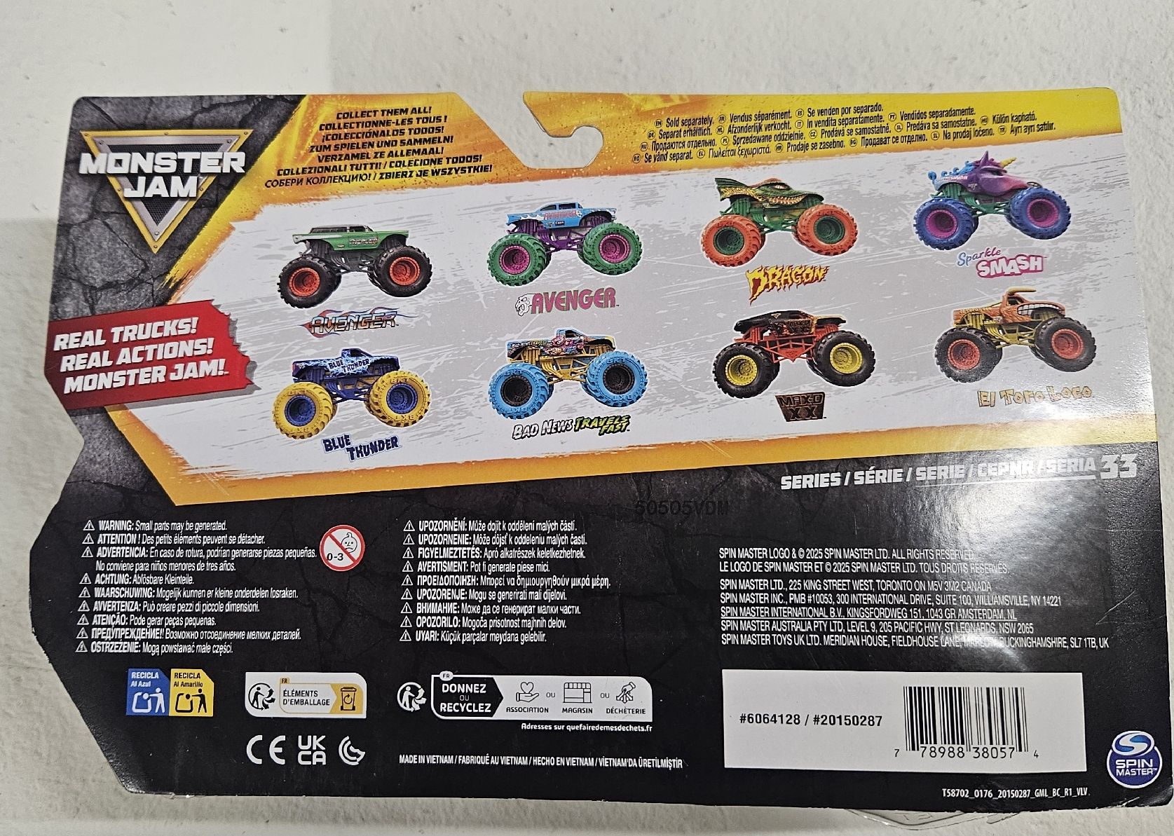 Monster Jam, Monstertruck, Max D vs.Toro Loco, Duo Serie 33 (Neu und ...