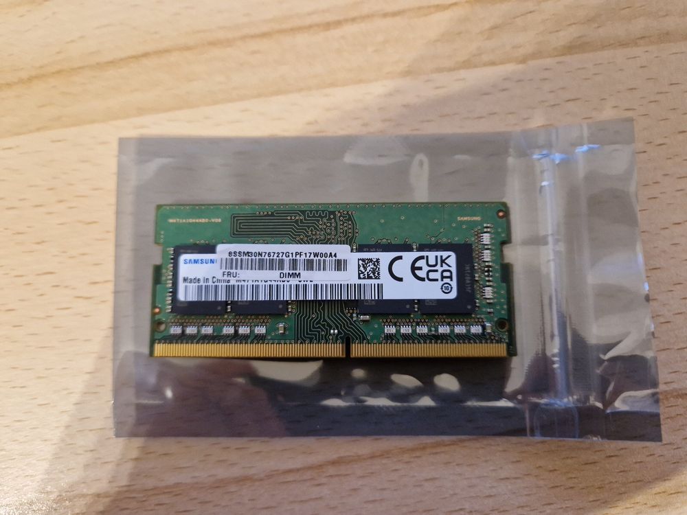 Samsung 8GB DDR4 SO-DIMM 3200 Laptop RAM (Gebraucht) in Münchenbuchsee ...
