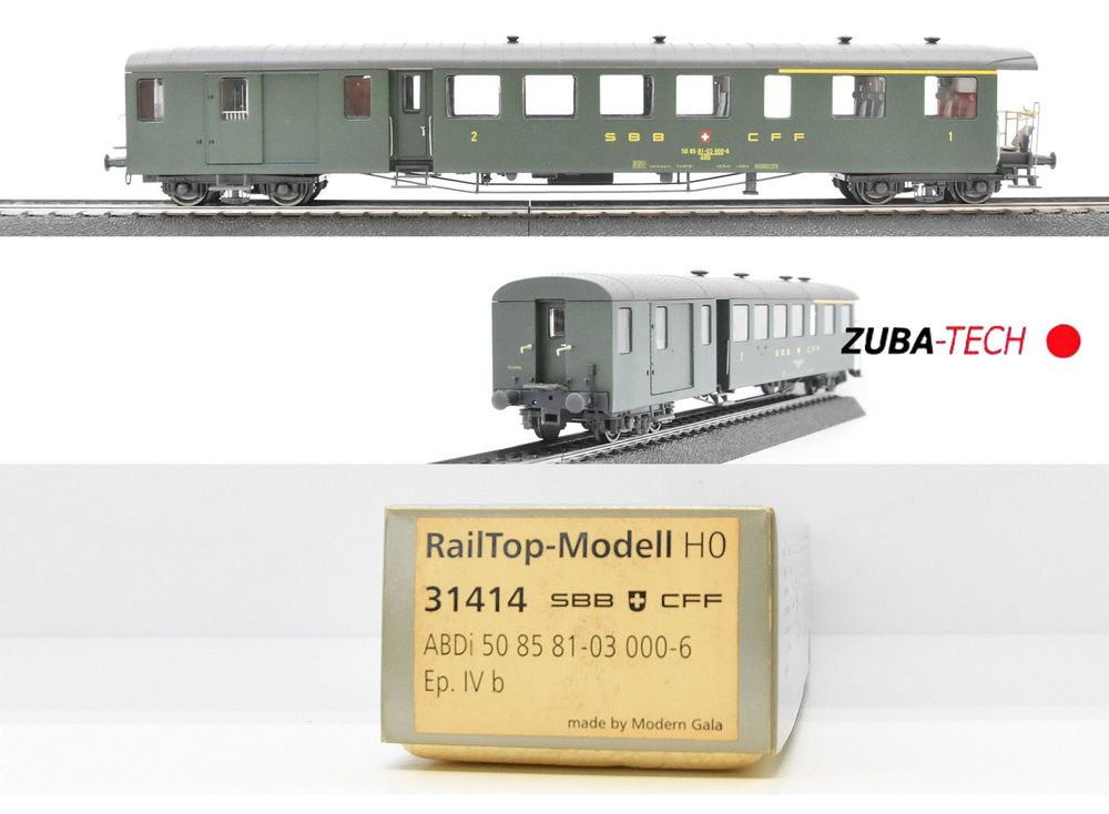 RailTop 31414 Plattformwagen ABDi SBB H0 GS mit OVP (Gebraucht) in St. Gallen für CHF 126 – mit ...