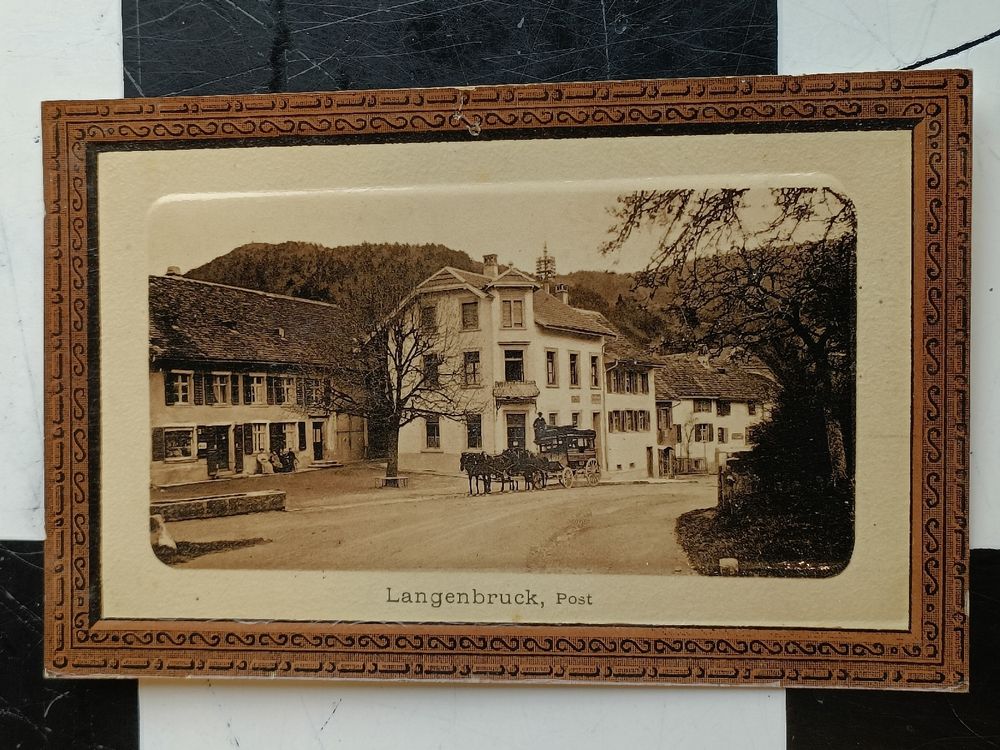 Alte PK / Langenbruck Post mit Postkutsche ca. 1910 (Gebraucht) in Brugg AG für CHF 25 – mit ...