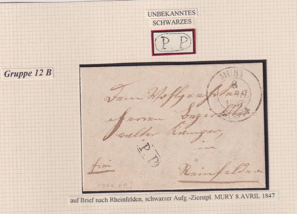 MURI und schwarzes P.P angeblich nicht im AW ! (Gebraucht) in Bibern SH für CHF 28 – mit ...