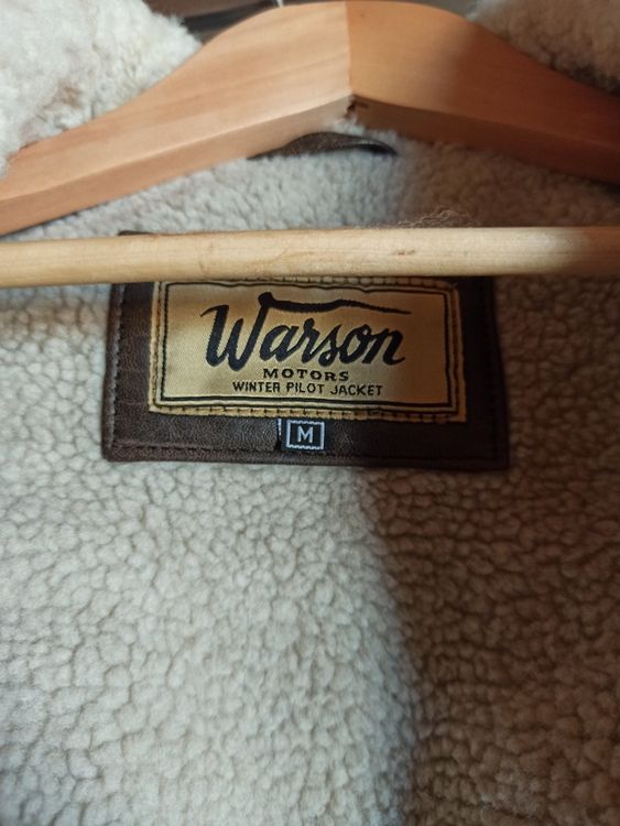 Lederjacke Warson Motors Aviator | Comprare su Ricardo