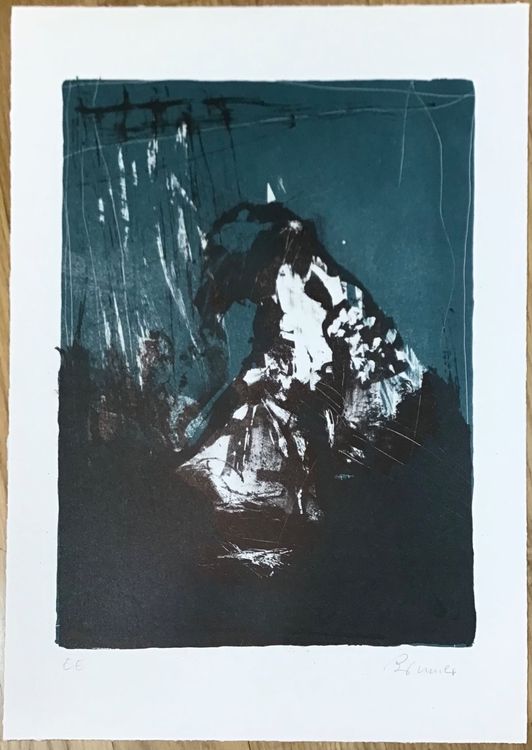 Rolf BRUNNER (1930-2017) Sehr Seltener Lithographie Handsign (Gebraucht ...